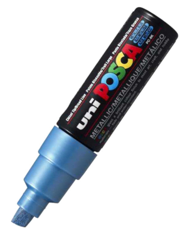 POSCA PC 8K Paint Marker Metallic Blue — Pulp Addiction