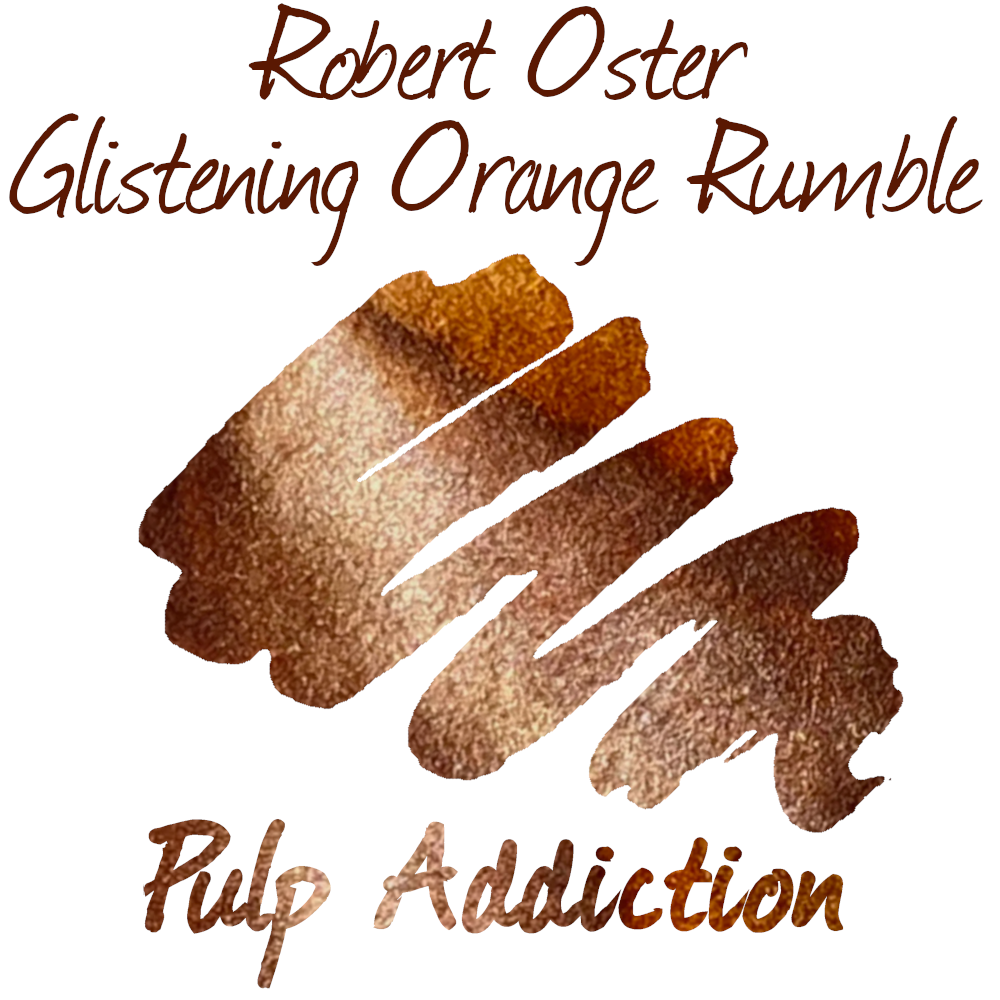 Robert Oster Glistening Orange Rumble - 2ml Sample — Pulp Addiction