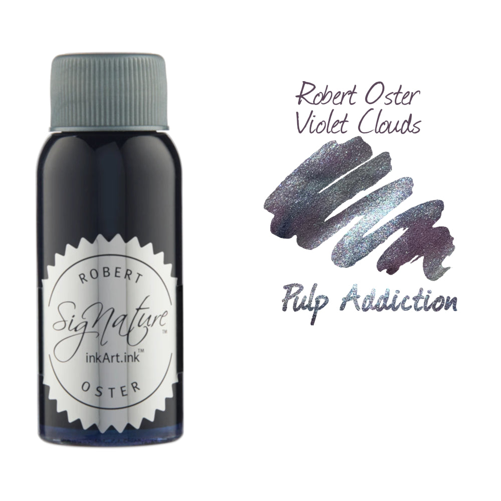 Robert Oster Shake 'N' Shimmy Ink - Violet Clouds 50ml — Pulp Addiction