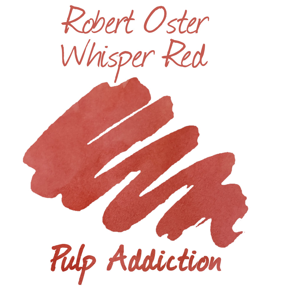 Robert Oster Whisper Red - 2ml Sample — Pulp Addiction