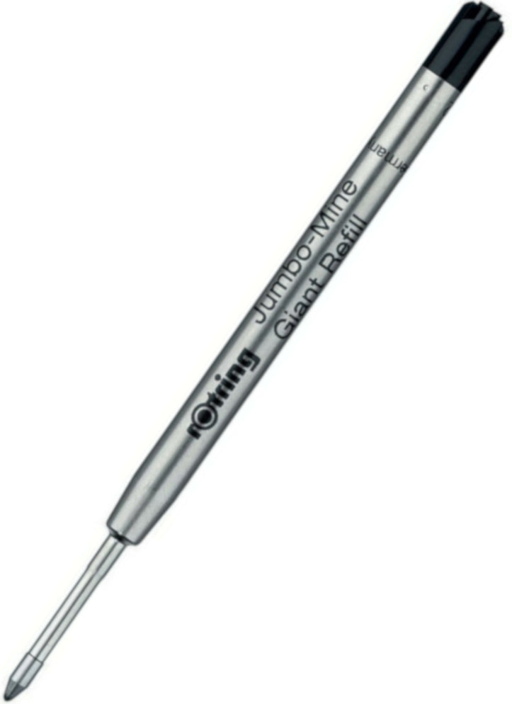 Rotring Ballpoint Pen Refill - Jumbo Black — Pulp Addiction
