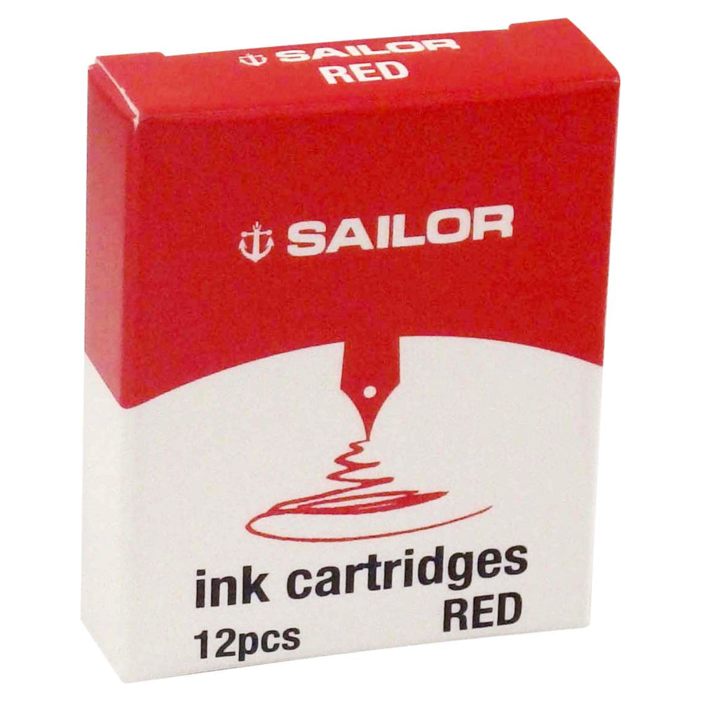 Sailor Red Ink Cartridges — Pulp Addiction